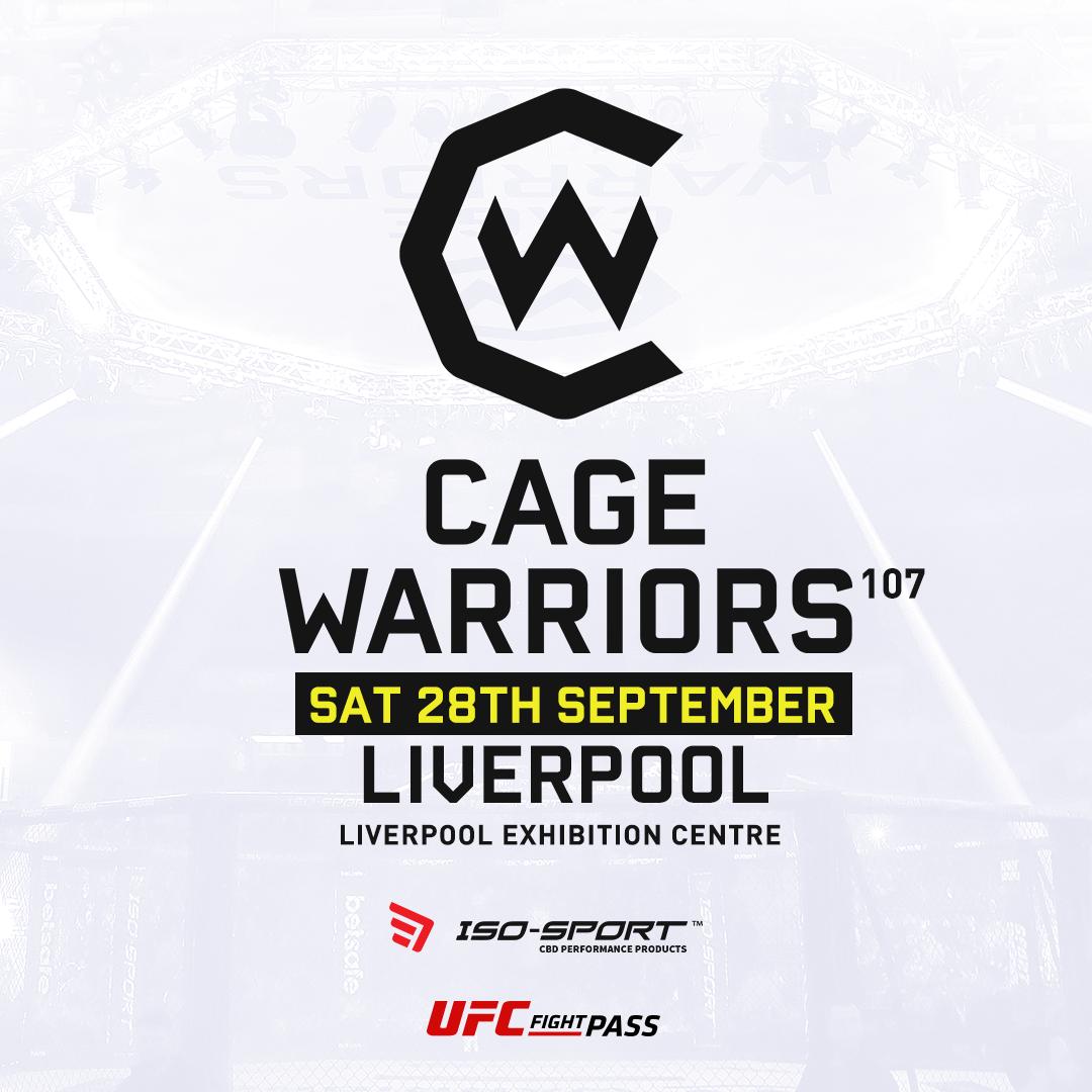 Cage Warriors Announce New Dates in Liverpool and Birmingham ...