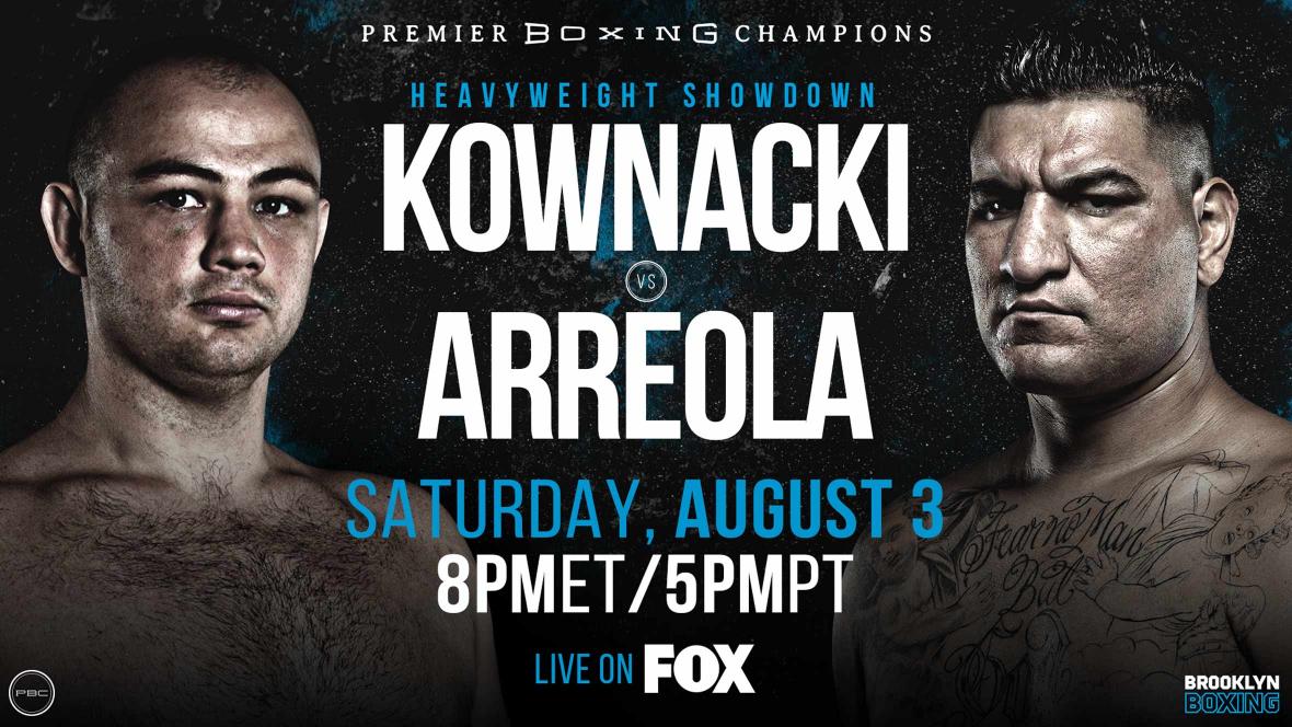 ADAM KOWNACKI VS. CHRIS ARREOLA, ANDRE BERTO VS. MIGUEL CRUZ & MARCUS ...