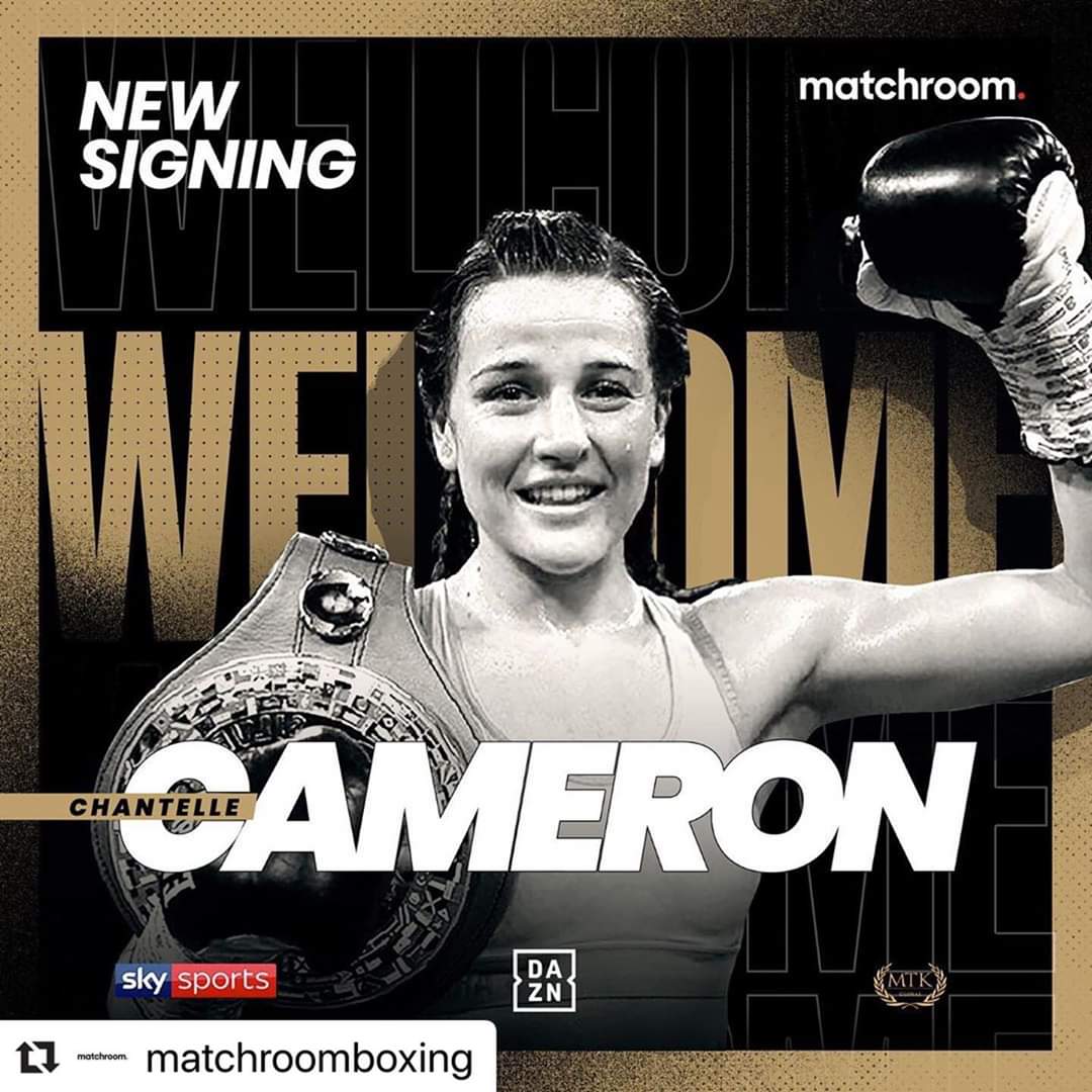 CHANTELLE CAMERON SIGNS WITH MATCHROOM BOXING – FightPost: Boxing & MMA ...