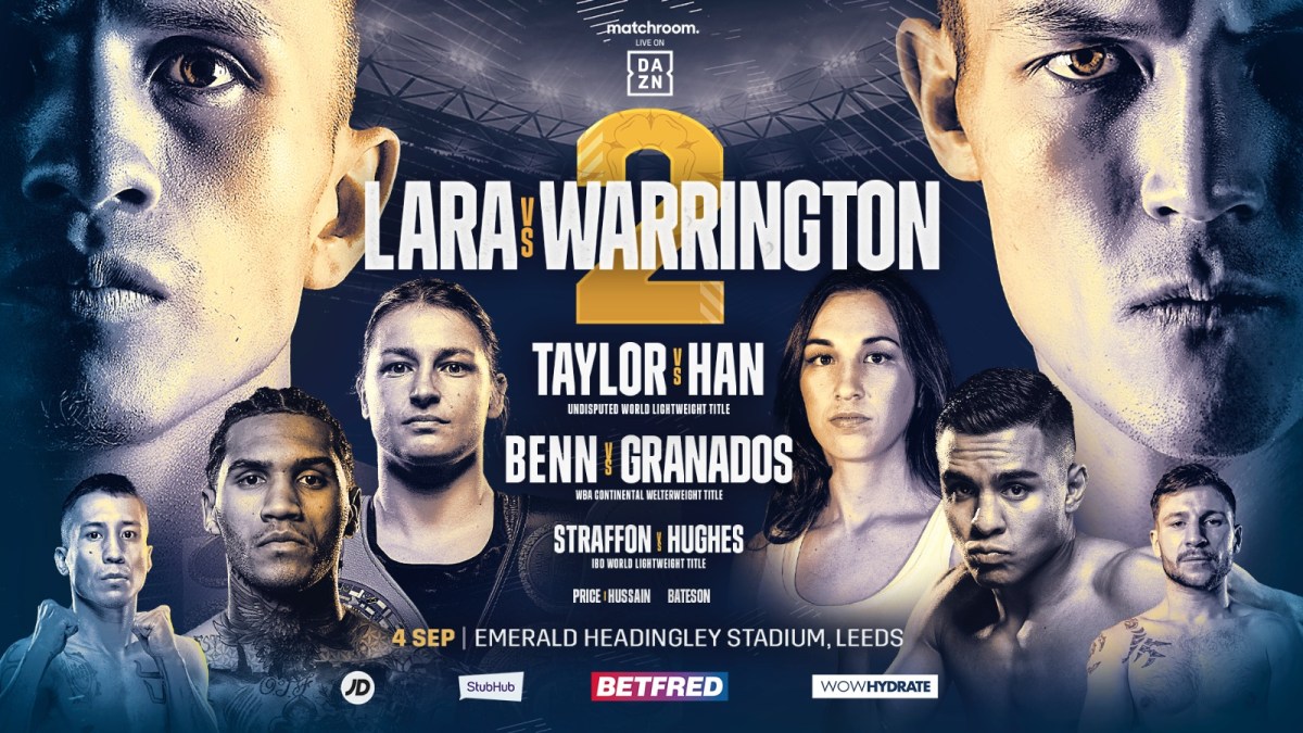 LARA – I’M COMING TO DESTROY WARRINGTON! – FightPost: Boxing & MMA News