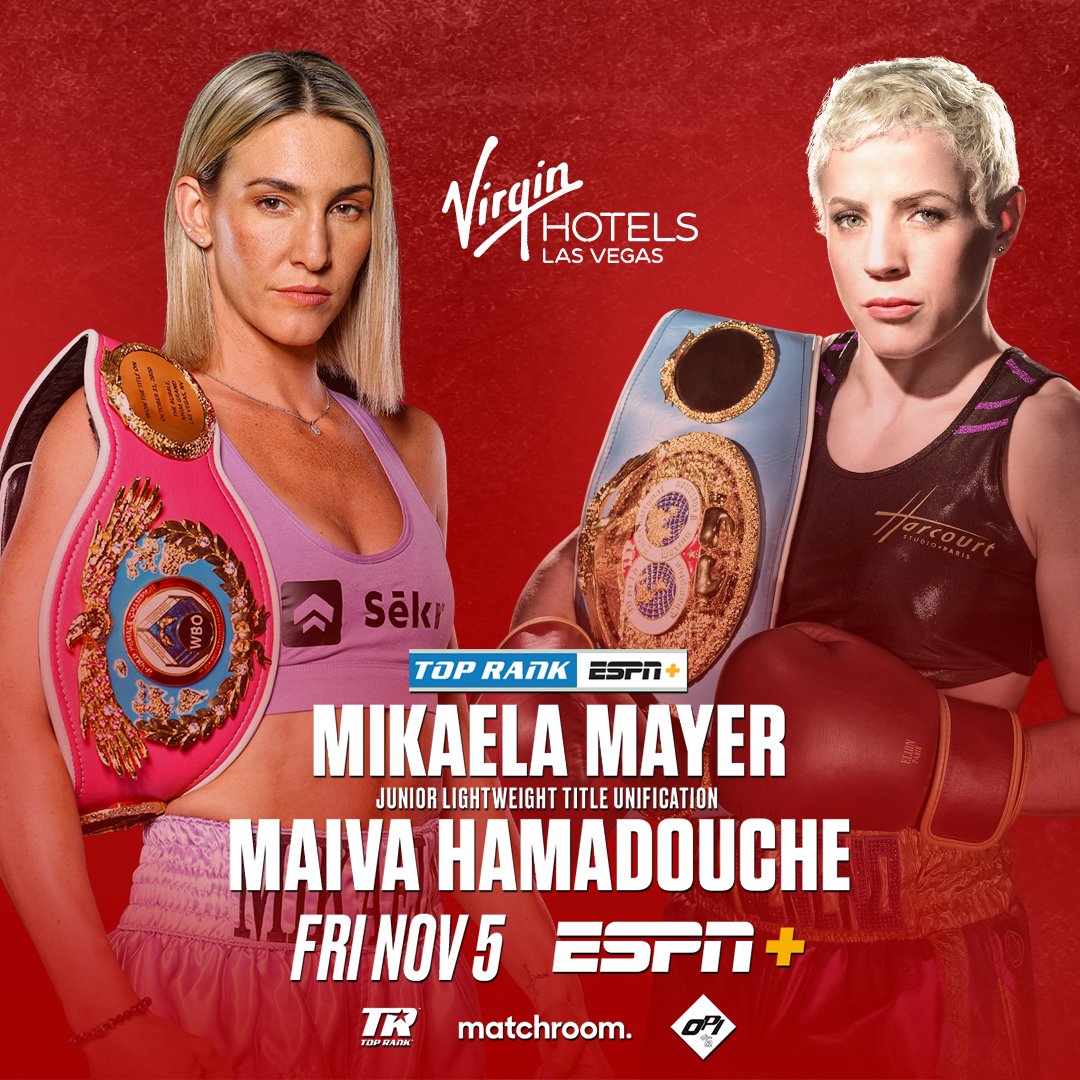 Champions Mikaela Mayer and Maiva Hamadouche Set to Fight in Junior ...