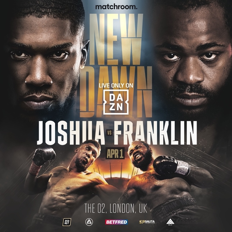 ANTHONY JOSHUA RETURNS HOME TO FIGHT JERMAINE FRANKLIN ON APRIL 1 ...