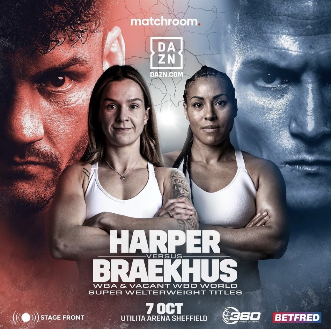 HARPER BATTLES FORMER POUND-FOR-POUND NO.1 BRAEKHUS FOR WBA AND WBO ...
