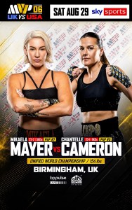 Mikaela Mayer vs. Chantelle Cameron Set For August 29th in Birmingham ...